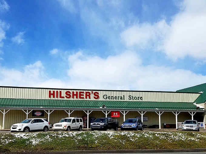 The full storefront reveals just how substantial this operation is, with covered parking that Pennsylvanians truly appreciate.