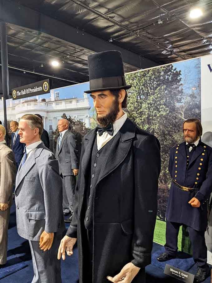 The Hall of Presidents brings you face-to-face with history's heavy hitters, minus the Secret Service detail.