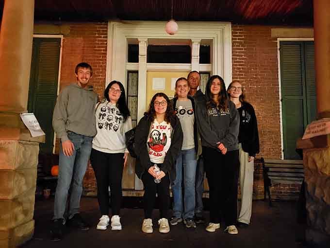 Brave souls gather for a paranormal investigation, ready to experience history and possibly something beyond it at Hannah House.