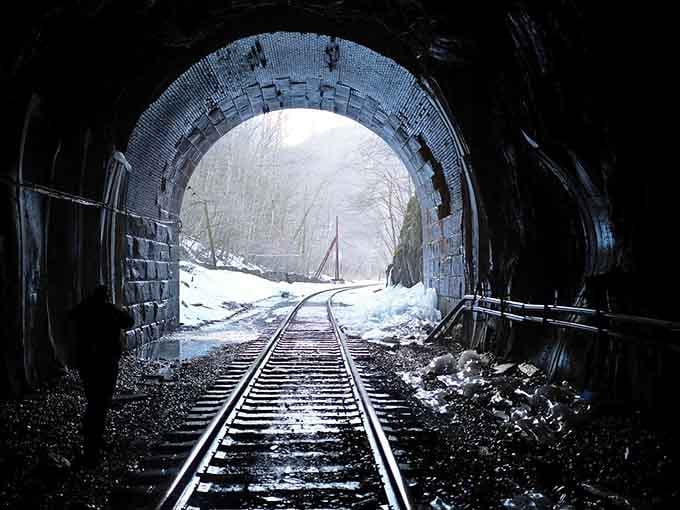 Looking out from inside shows why trapped workers had zero chance of escape when disasters struck deep underground.