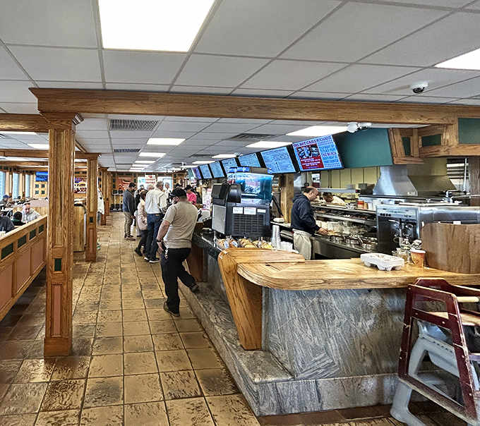 The ordering counter where decades of decisions have been made, most of them involving extra chili and zero regrets.