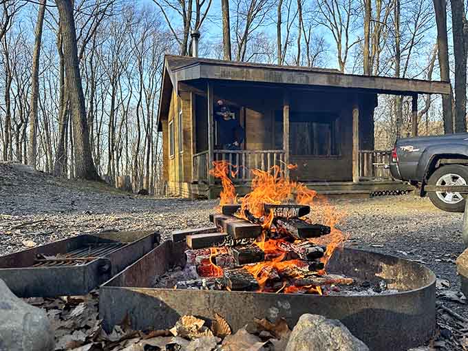 Campfire crackling with all the ambiance of a five-star restaurant, minus the dress code and pretentious waiters.