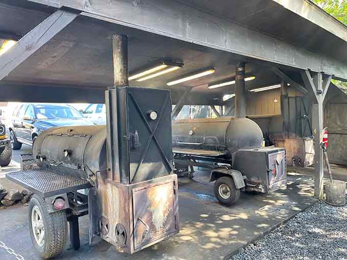 Those smokers work their magic low and slow, turning good meat into something that borders on transcendent.