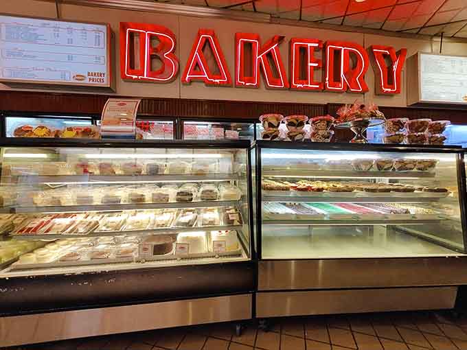 The bakery counter displays enough sweet temptations to derail even the strongest willpower and best-laid diet plans.
