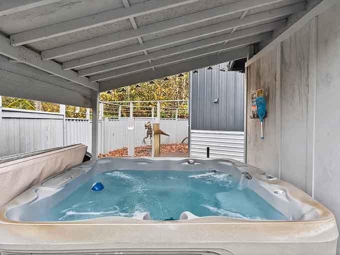 Soaking in the hot tub under the stars beats any museum exhibit, especially after hiking the Columbia River Gorge.