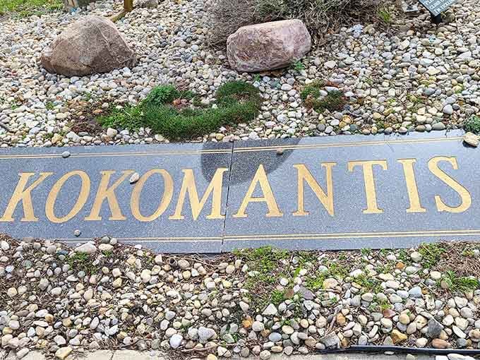 They even gave it a proper nameplate, because every magnificent mantis deserves official recognition and respect.