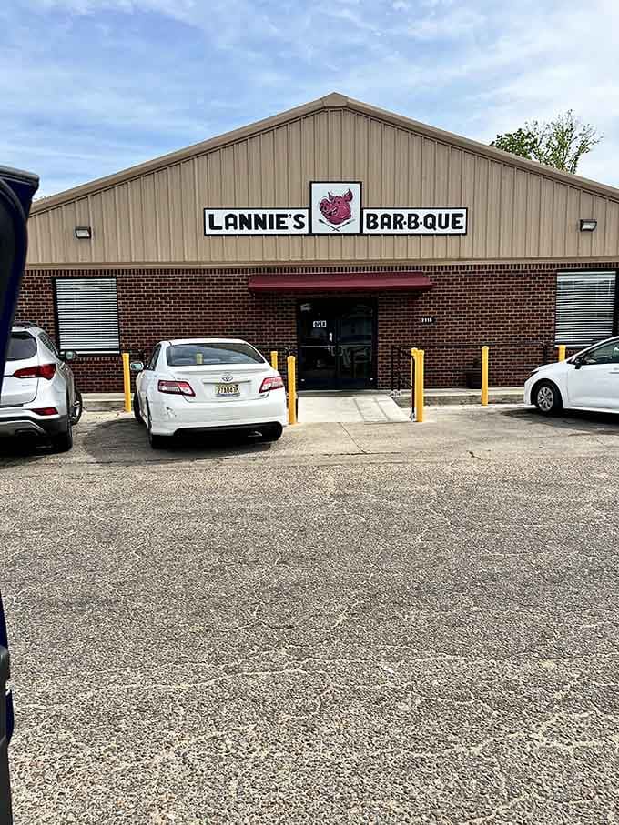 The sign says it all&mdash;Lannie's Bar-B-Que&mdash;no fancy fonts needed when the food speaks this loudly for itself.