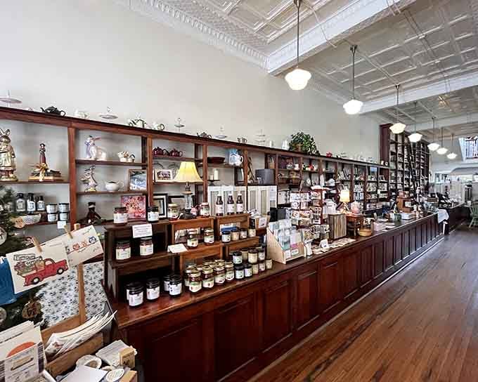 The gift shop area overflows with treasures that'll tempt you to take home a piece of the experience.