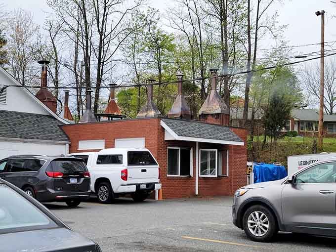 Those brick smokehouses out back are where the magic happens, low and slow, just like it should.