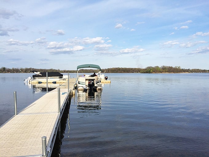 Blue Waters Leisure Park lives up to its name with docks that make you want to own a boat, even if you can't swim.