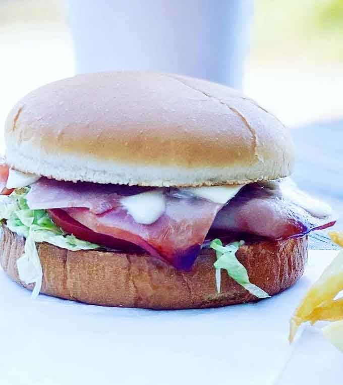 Simple ham and cheese on Cuban bread, because sometimes the classics don't need any improvement whatsoever.