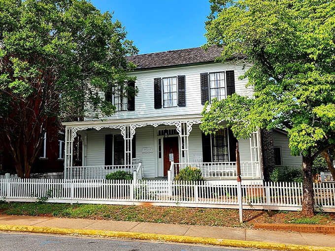 Rogers House Museum's white picket fence and porch practically beg you to imagine simpler, slower times.