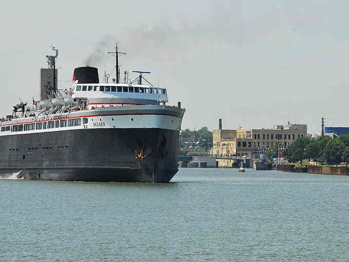 When a Great Lakes freighter glides past your downtown, you remember this town's maritime heritage isn't just museum displays and old photographs.