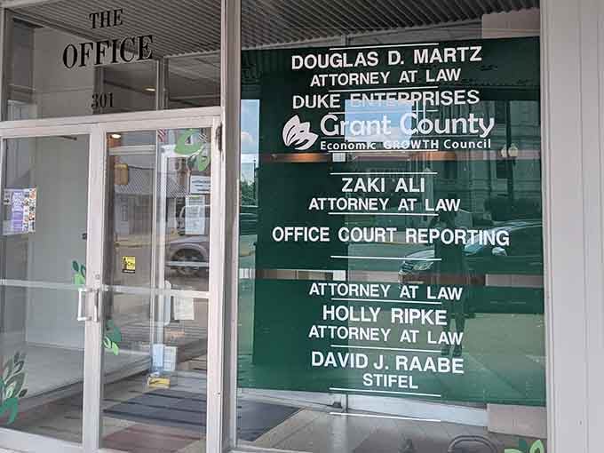 Behind this unassuming entrance, Marion's economic future gets planned, one community development project at a time.