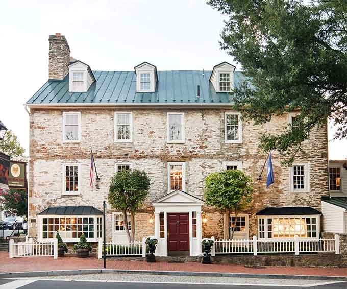 The Red Fox Inn stands as a testament to colonial hospitality, its stone walls having welcomed travelers since your great-great-great-grandparents were young.