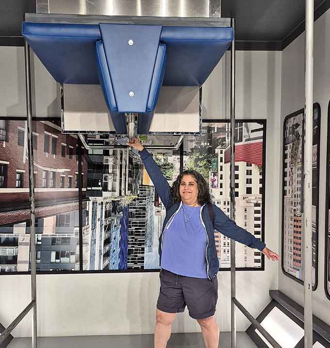 Suddenly you're upside down in a cityscape, casually defying gravity like it's just another Tuesday in Seattle.