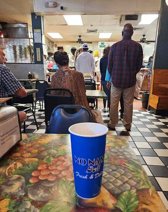 That crowd isn't waiting for concert tickets; they're here for something even better: legendary sandwiches worth the wait.