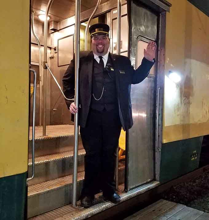 Your conductor welcomes you aboard with genuine warmth, ready to guide you through one of Minnesota's most scenic adventures.