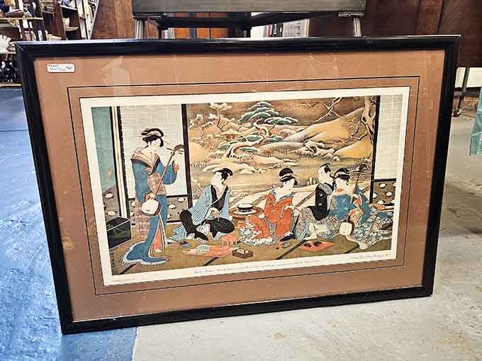 Framed artwork waiting for the perfect wall, because your home deserves better than mass-produced poster prints anyway.