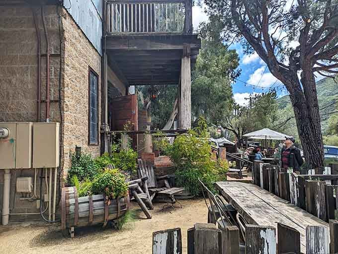 Outdoor seating areas scattered throughout the property let you choose your own adventure in Western-style dining today.