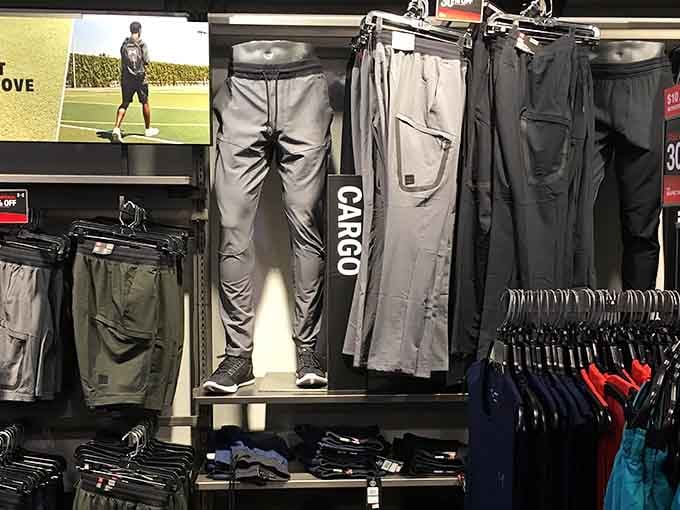 Cargo pants with enough pockets to carry all the receipts from today's shopping adventure and maybe tomorrow's too.