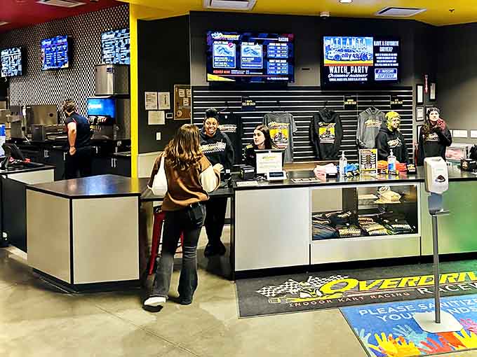 The front counter where dreams begin and trash talk reaches its initial crescendo.