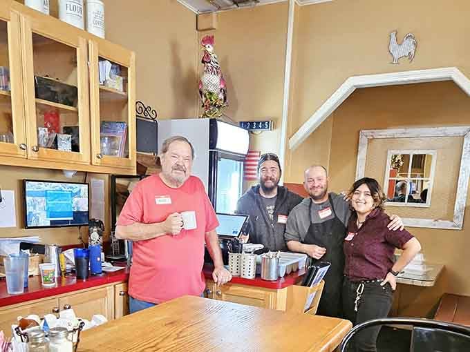 The friendly faces behind the counter who turn simple ingredients into sandwiches that defy all reasonable expectations.
