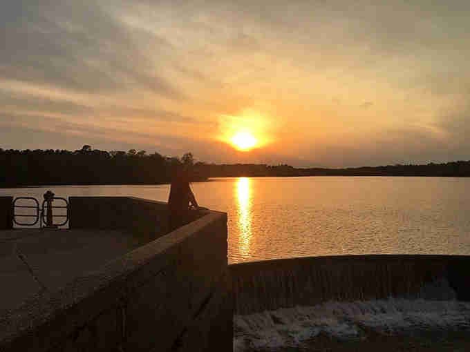 Sunset at the lake turns everything golden, including your mood and your Instagram feed.