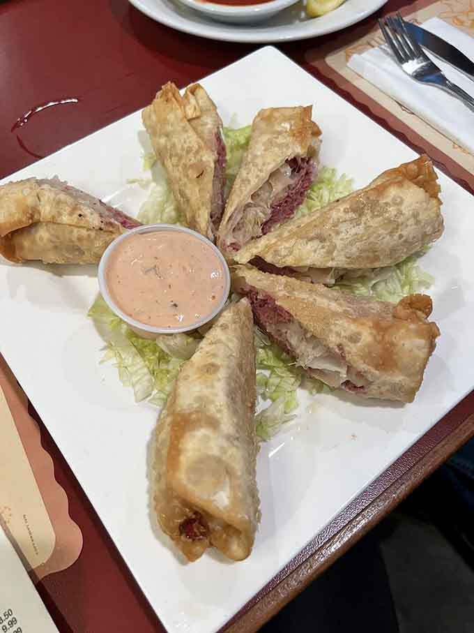 Reuben egg rolls prove that sometimes the best ideas come from asking "what if we fried this sandwich?"