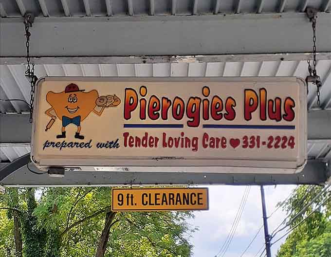 The cheerful sign promises tender loving care, and spoiler alert, they absolutely deliver on that promise every single time.