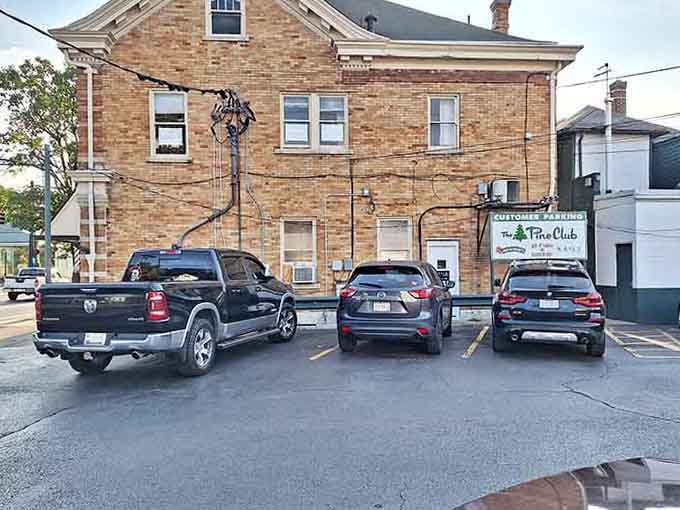 The parking lot fills up fast because word travels when you're serving some of Ohio's finest steaks.