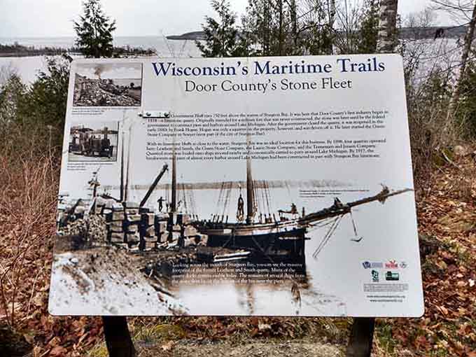 Maritime history runs deep here, telling stories of Door County's seafaring past and shipbuilding legacy.