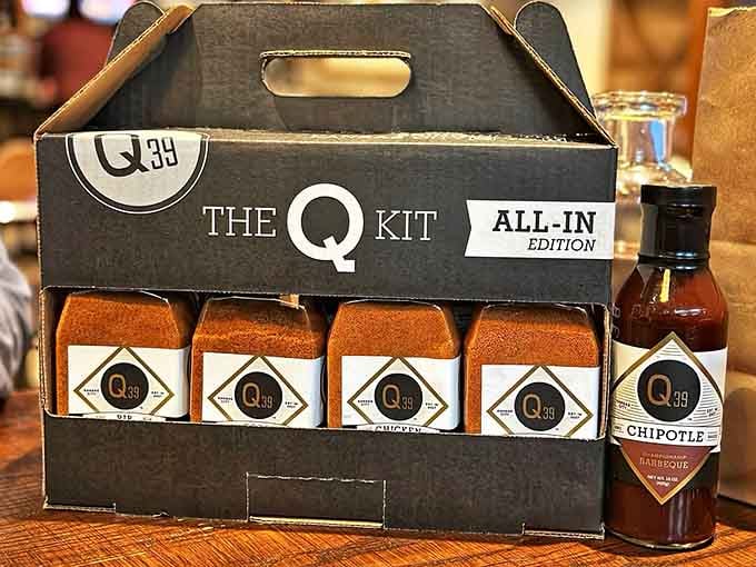 Take home The Q Kit and pretend you're a pitmaster, even if your backyard grill disagrees.