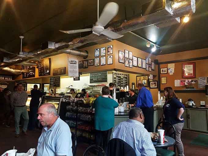 The lunch crowd knows what's up, filling tables and proving that word about this place has definitely gotten out.