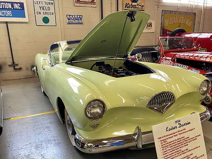 The Kaiser Darrin's distinctive styling proves that sometimes the road less traveled leads to the most interesting destinations.