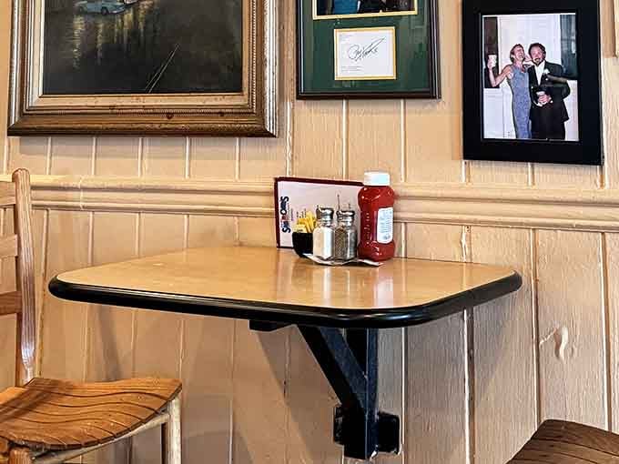 Ketchup, hot sauce, and condiments at the ready&mdash;because everyone seasons their coastal breakfast a little differently.