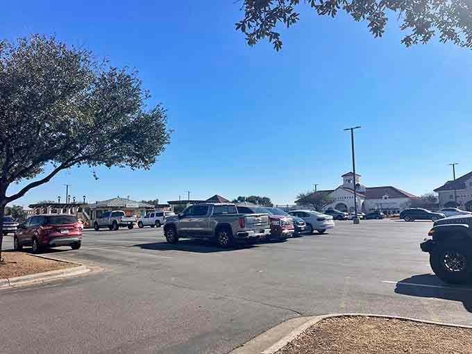 Generous parking lots accommodate the masses, though remembering your spot requires strategic thinking and landmarks.