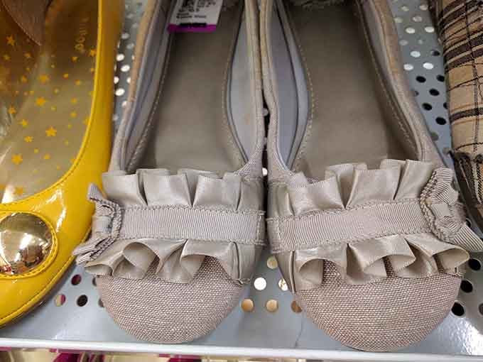 Those bow-adorned flats are ready to dance their way into someone's closet at a fraction of their original retail price.