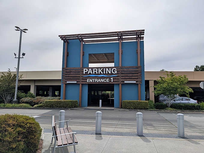 Ample parking means you won't circle endlessly like a shark hunting for a spot near the entrance.