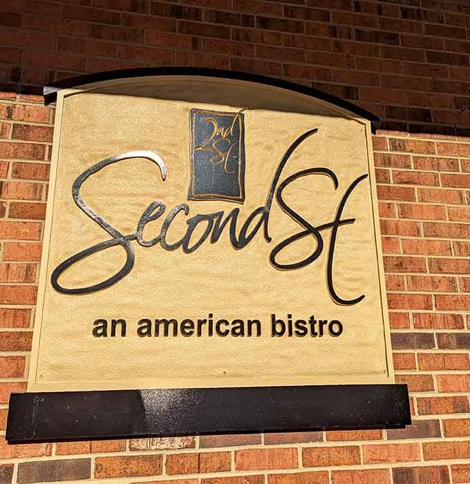 The sign outside tells you exactly what to expect: honest American bistro cooking without the pretentious attitude.