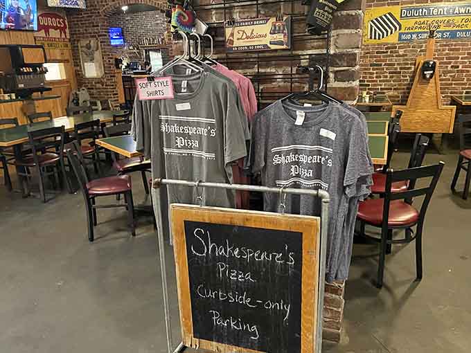 Take home a t-shirt so you can prove to your friends that yes, you found Missouri's pizza paradise.