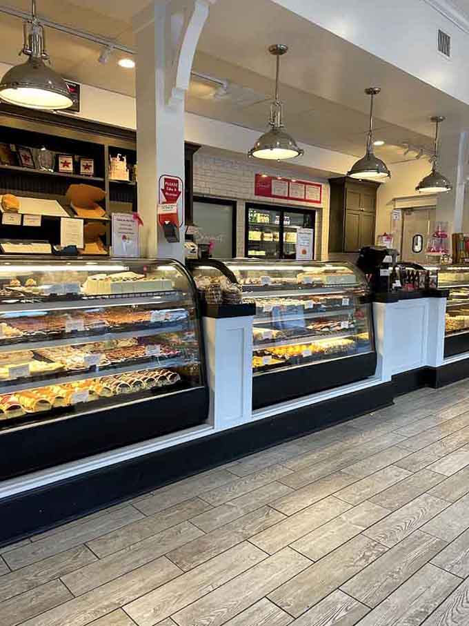Those gleaming display cases stretch endlessly, filled with temptations that make healthy eating resolutions seem silly.