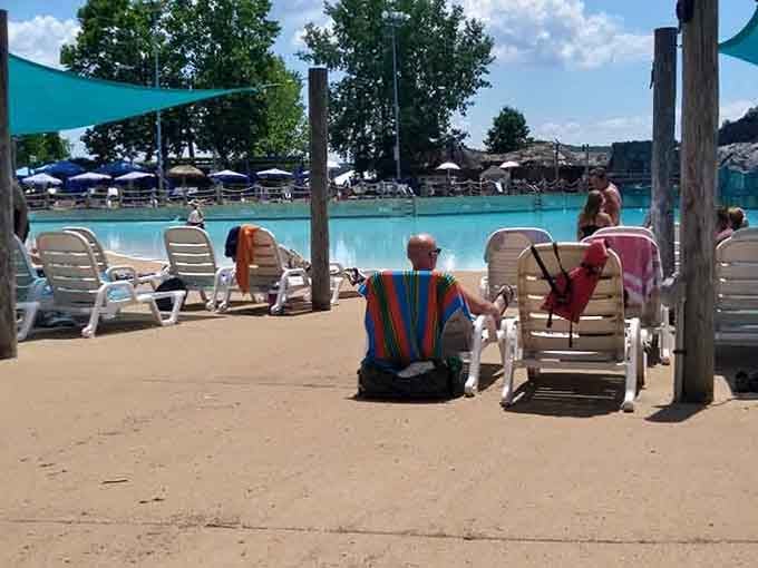 Poolside lounging is an Olympic sport here, and these chairs are your ticket to gold medal-level relaxation and people-watching.