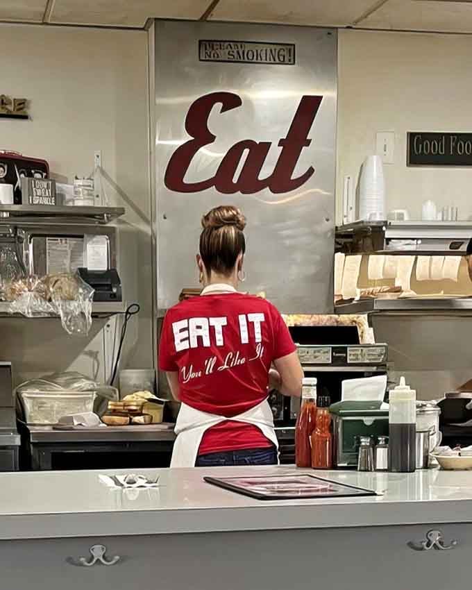 Behind every great diner meal is staff who know that "Eat It" isn't just a suggestion.