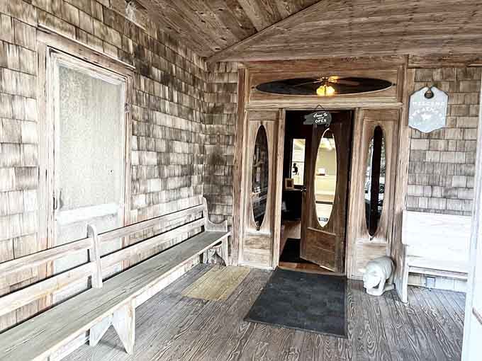 The entrance to barbecue paradise, where the only requirement for entry is an appetite and appreciation for tradition.