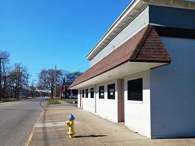The corner location sits quietly on its street, not needing flashy architecture when the food does all the talking.