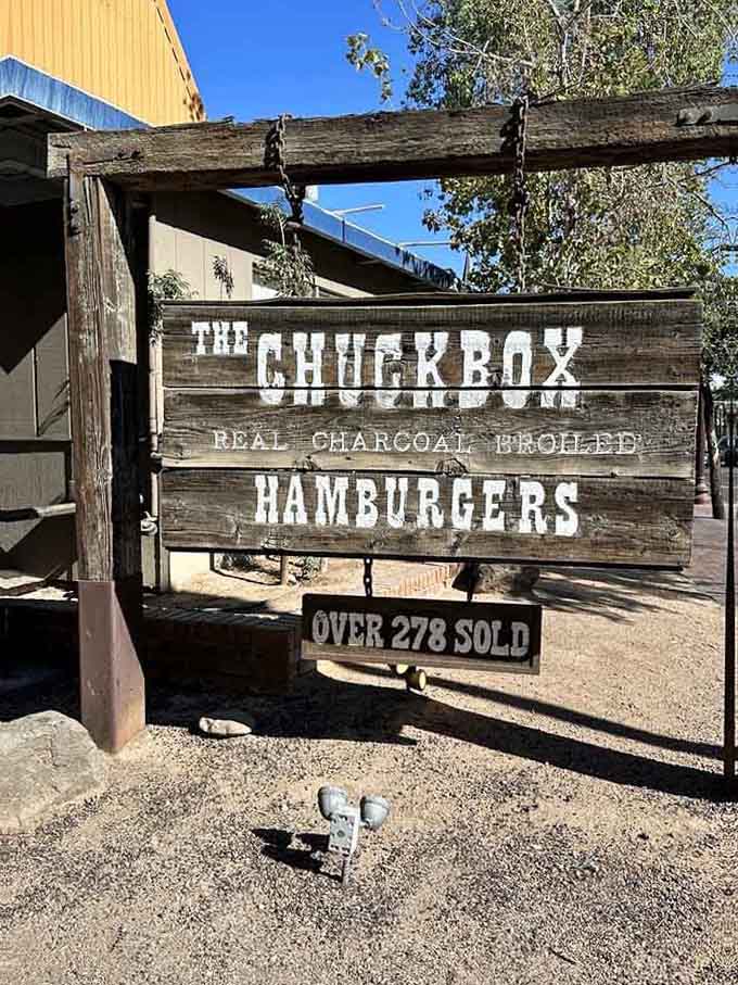 That sign proudly announcing "over 278 sold" might be the most charmingly modest boast in restaurant history&mdash;try several million.