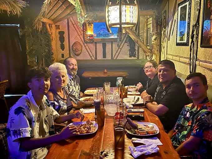Happy faces around the table prove that good drinks and great company never go out of style.