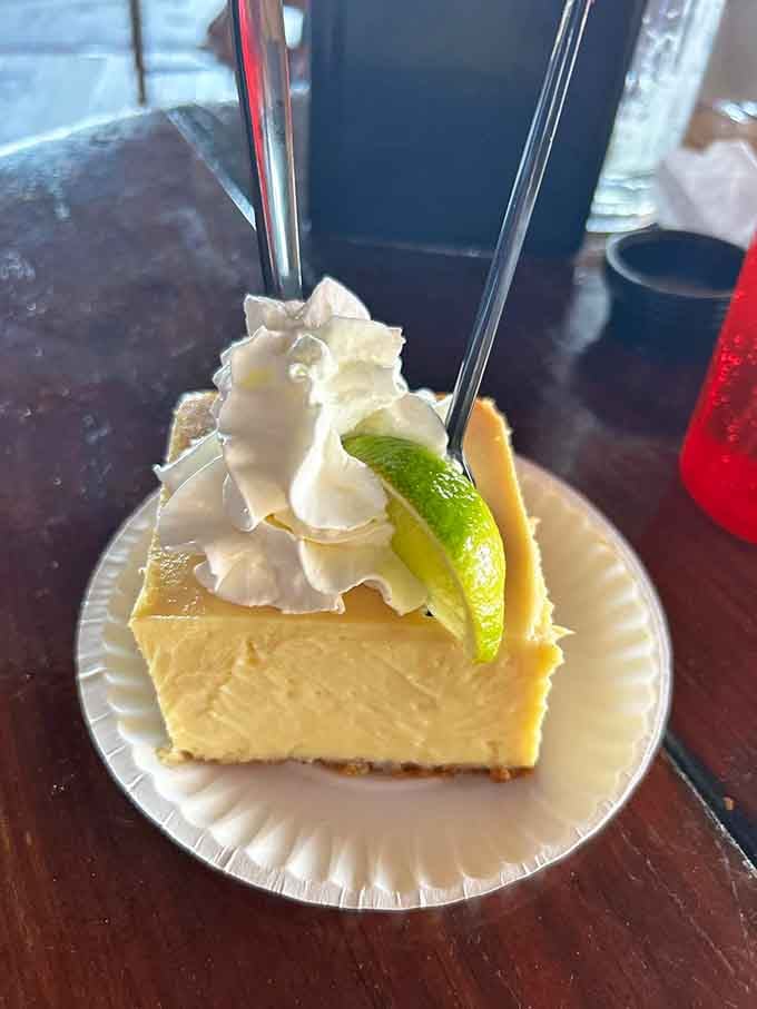 Key lime pie this tall and creamy is basically Florida's state treasure in dessert form, no arguments.