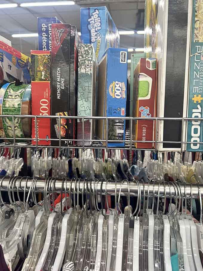 Board games and puzzles for entertainment that doesn't require WiFi, batteries, or a subscription service to enjoy.